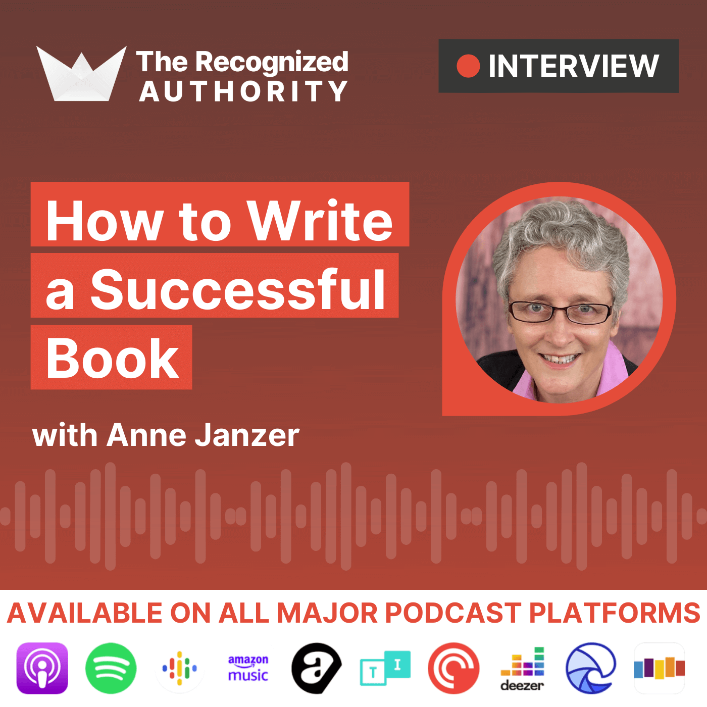 How to Write a Successful Book with Anne Janzer - The Recognized Authority