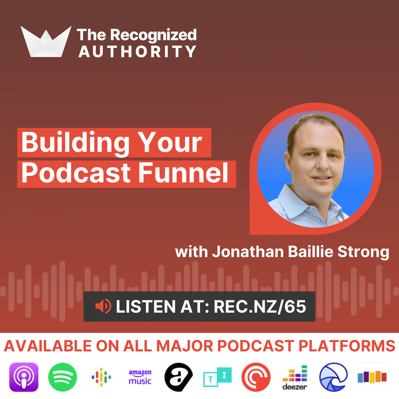 Building Your Podcast Funnel with Jonathan Baillie Strong - The Recognized Authority