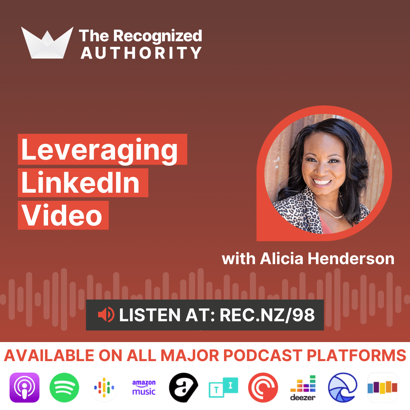 Leveraging LinkedIn Video with Alicia Henderson - The Recognized Authority