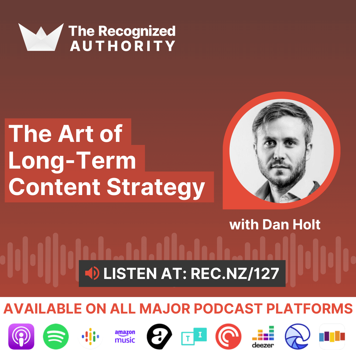 The Art of Long-term Content Strategy with Dan Holt - The Recognized Authority