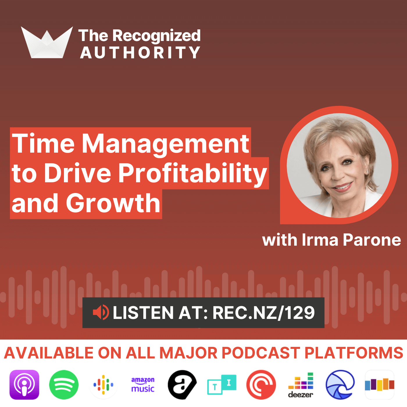 Time Management to Drive Profitability and Growth with Irma Parone ...
