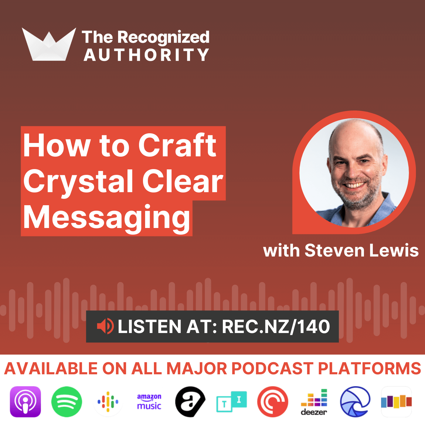 How to Craft Crystal Clear Messaging with Steven Lewis - The Recognized Authority